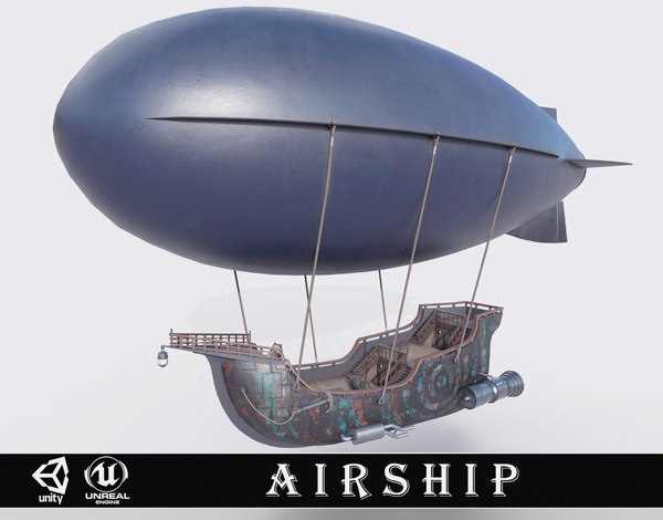 Airship USD Models for Download | TurboSquid