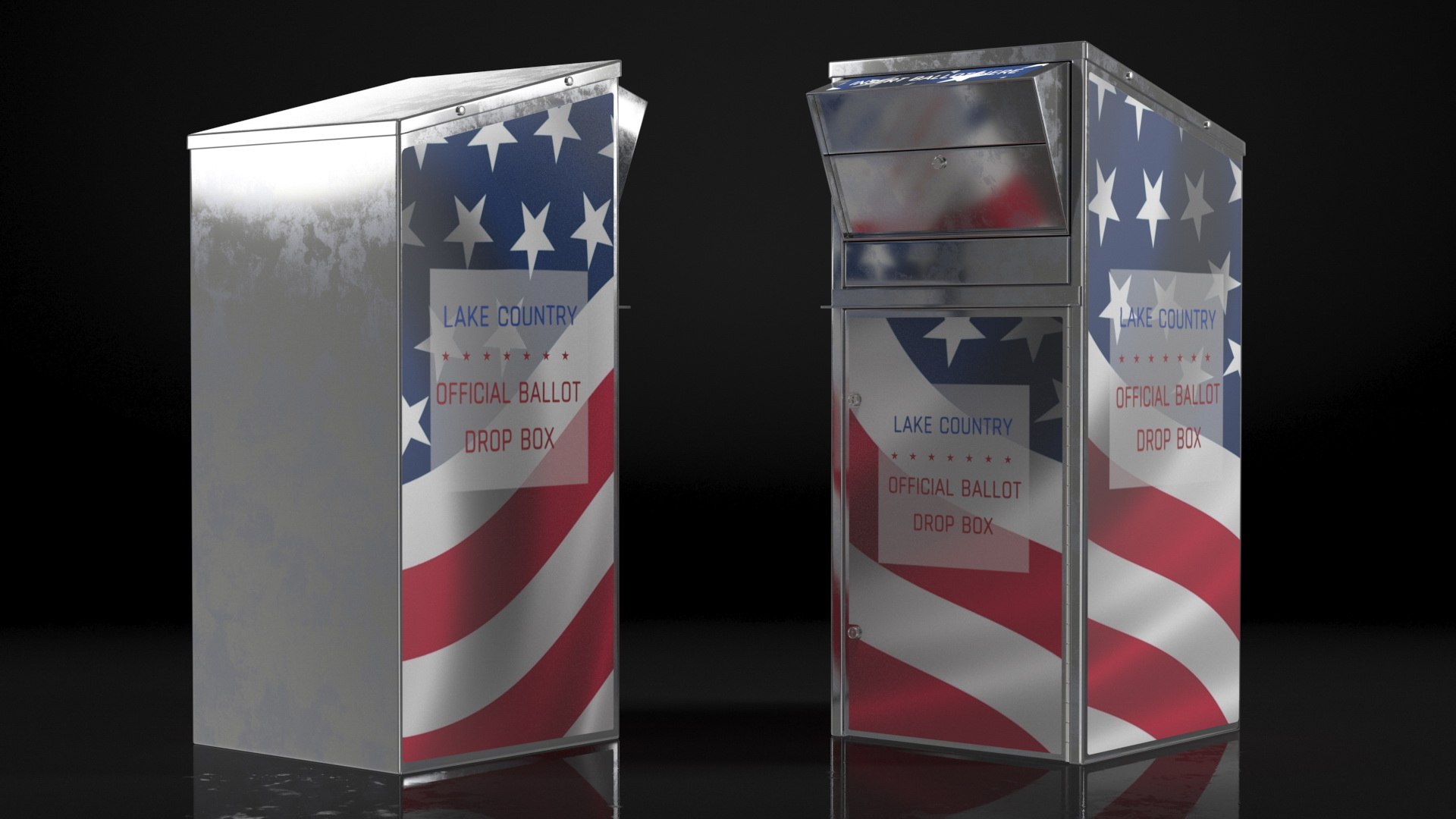 3D Ballot Boxes Collection Model - TurboSquid 2198771