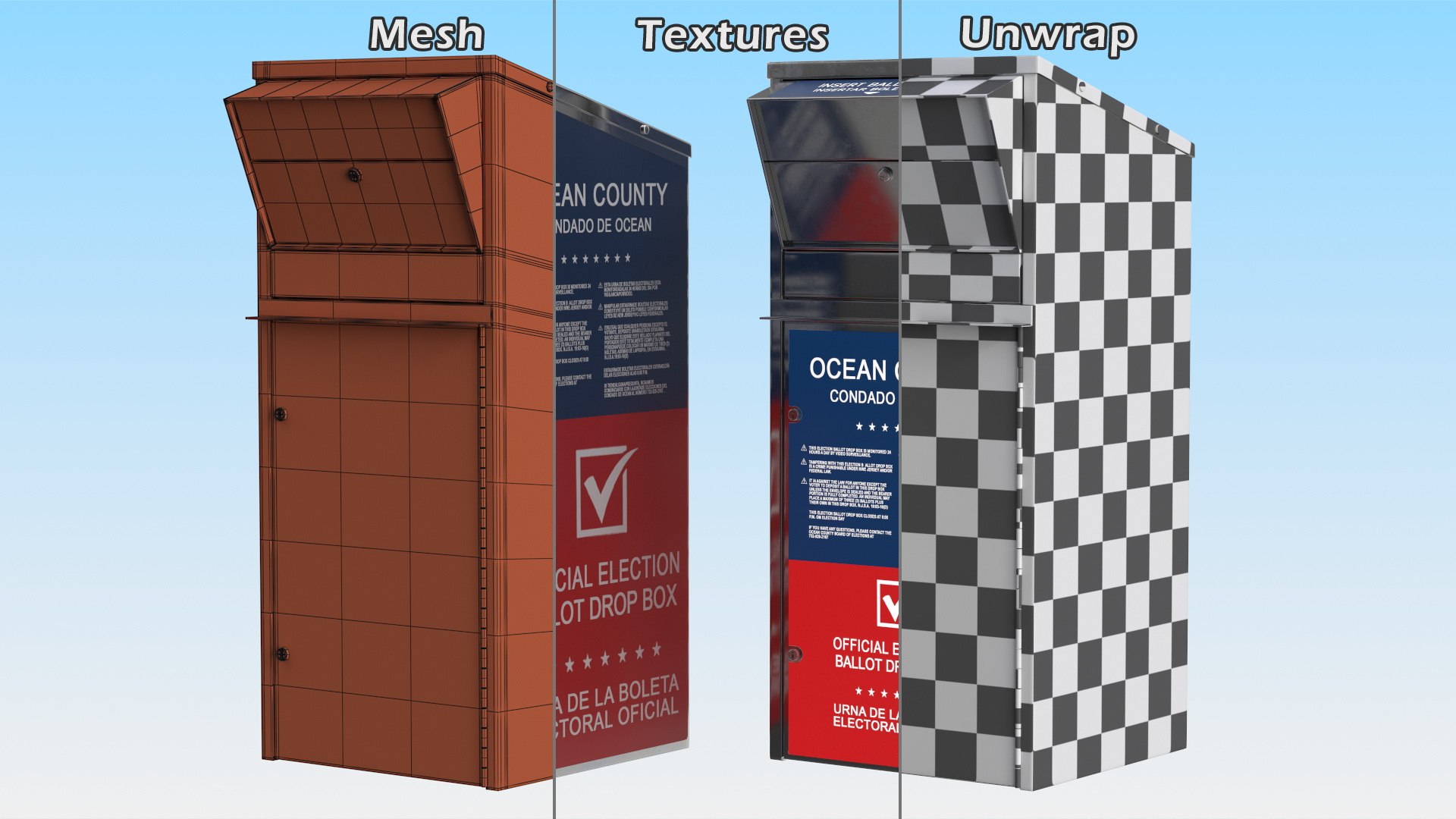 3D Ballot Boxes Collection Model - TurboSquid 2198771