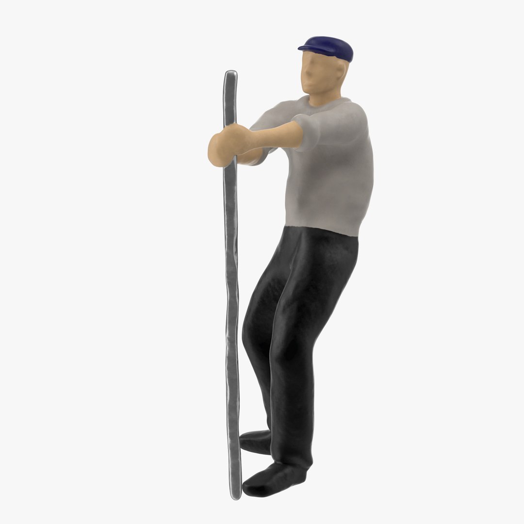 Miniatures Men Work 3d Model