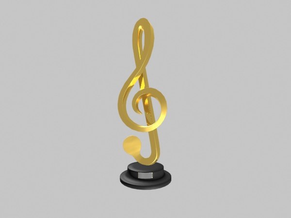 modèle 3D de Trophée Musique - TurboSquid 1216398