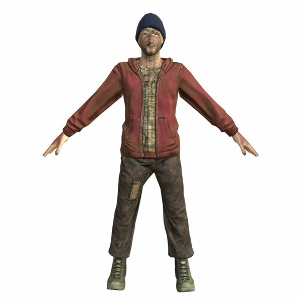modelo 3d personaje vagabundo sin hogar (Mobile Edition) - TurboSquid ...