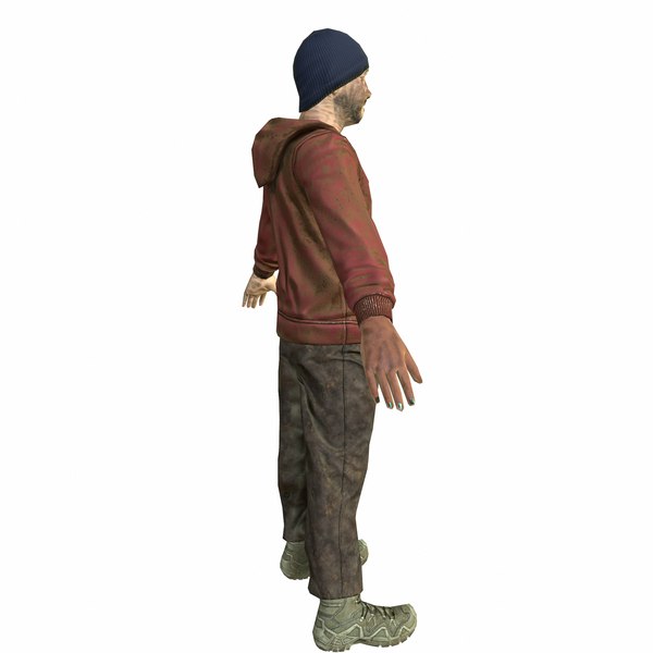 modelo 3d personaje vagabundo sin hogar (Mobile Edition) - TurboSquid ...