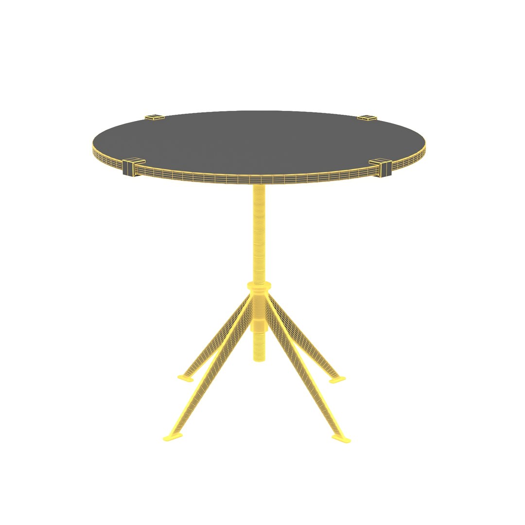 Edith Adjustable Side Table Large Model - TurboSquid 2060200