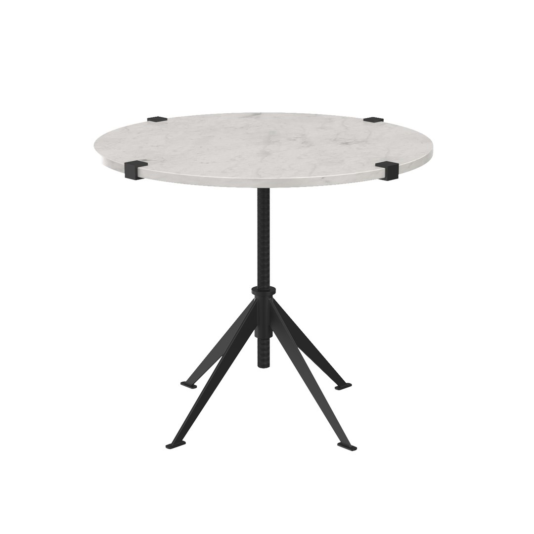Edith Adjustable Side Table Large Model - TurboSquid 2060200