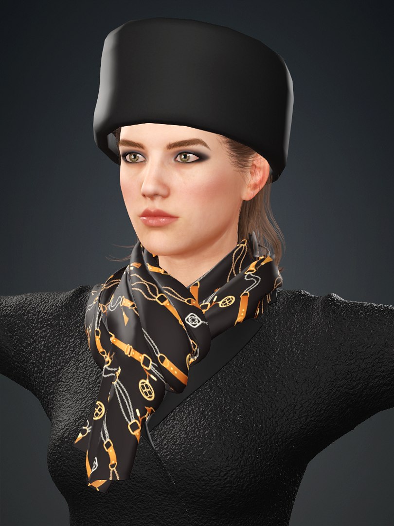 Realistic Rigged Style Woman-Aliza Character 3D Model 3D model ...