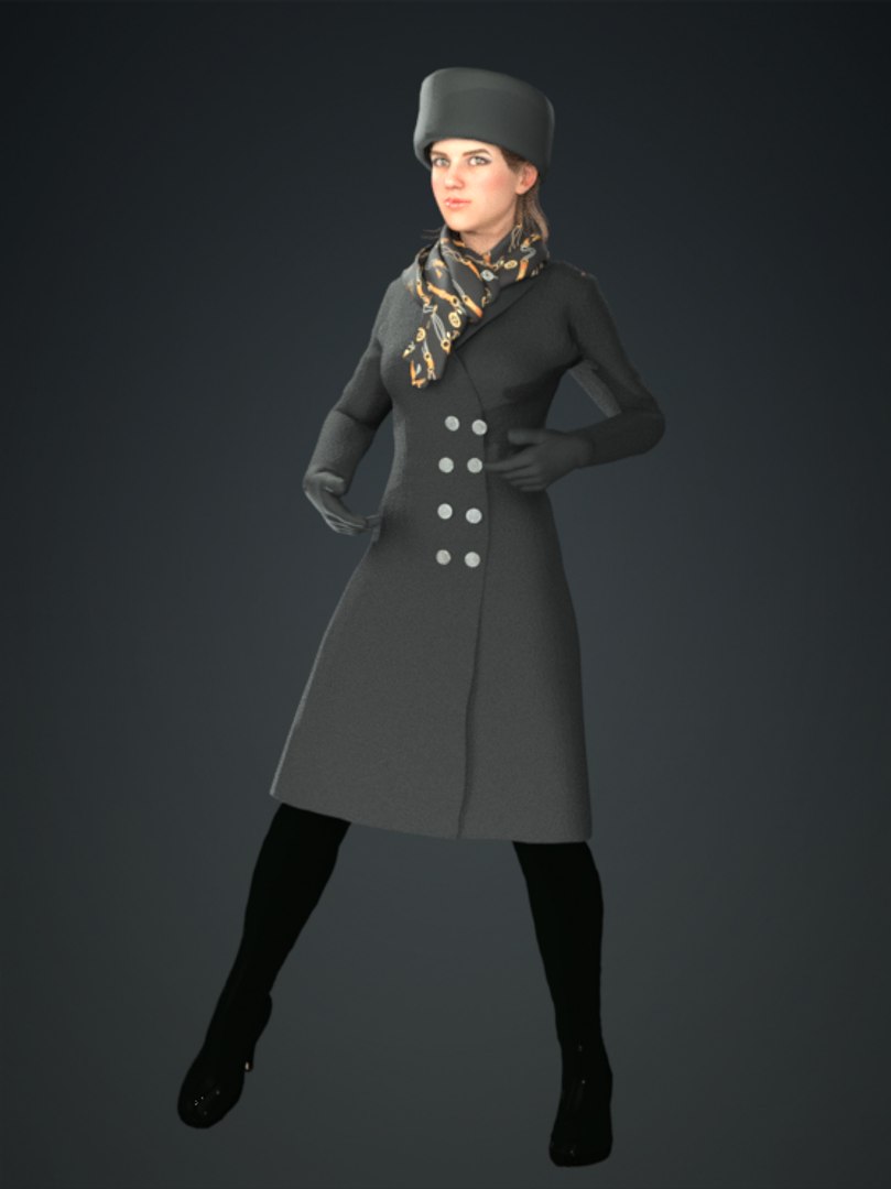 Realistic Rigged Style Woman-Aliza Character 3D Model 3D Model ...