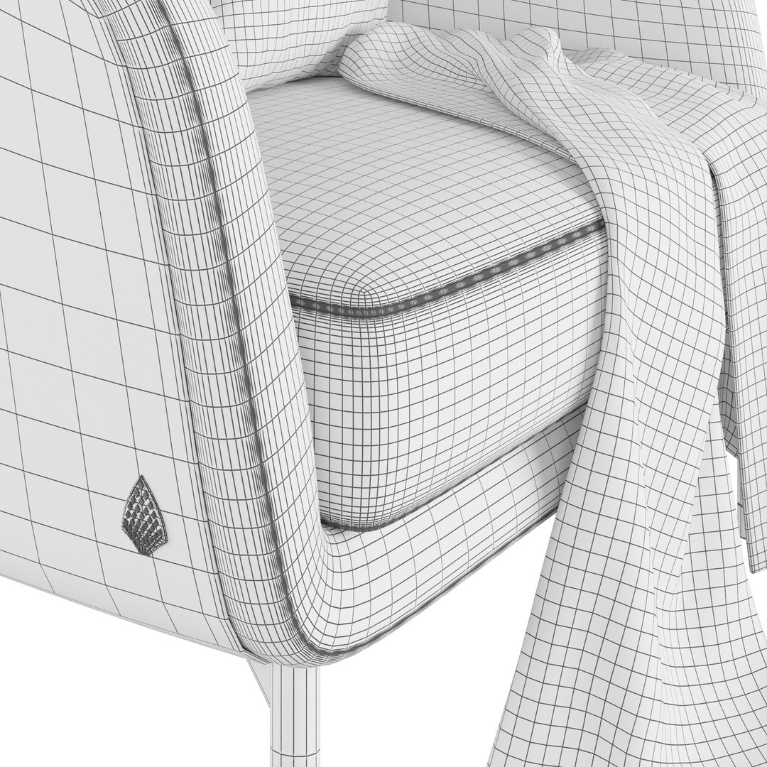 Arm Chair Ralph 3D Model - TurboSquid 1907020