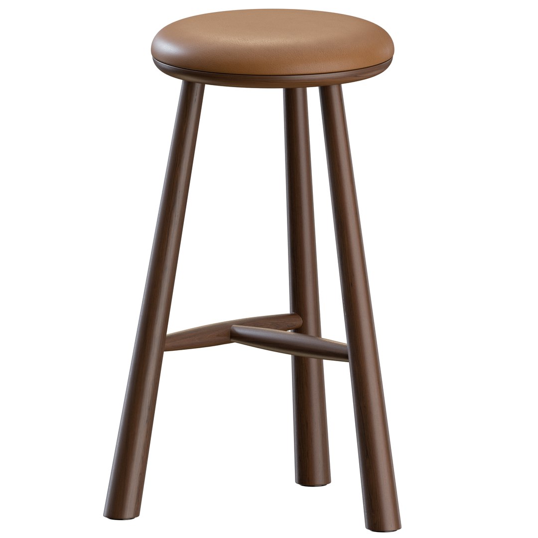 3D Charlie Stool By Amber Interiors Model - TurboSquid 2252155