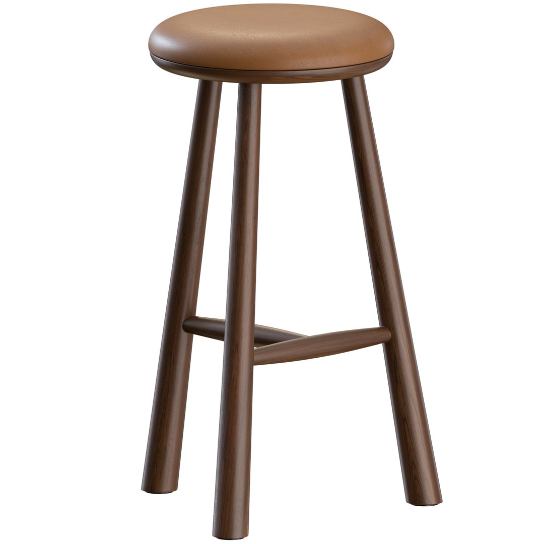 3D Charlie Stool By Amber Interiors Model - TurboSquid 2252155