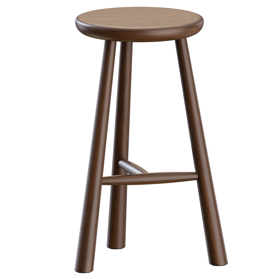 3D Charlie Stool By Amber Interiors Model - TurboSquid 2252155