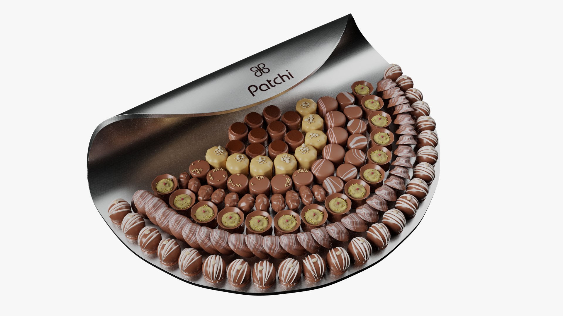 3D Chocolate Model - TurboSquid 2086211