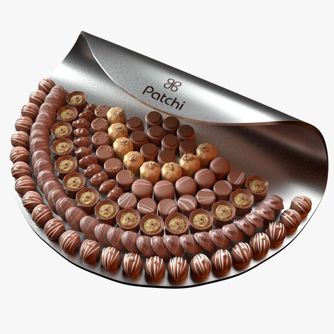 3D Chocolate Model - TurboSquid 2086211