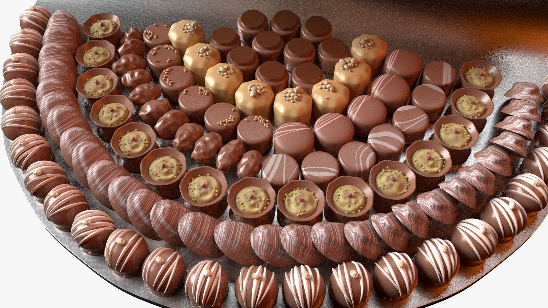 3D Chocolate Model - TurboSquid 2086211