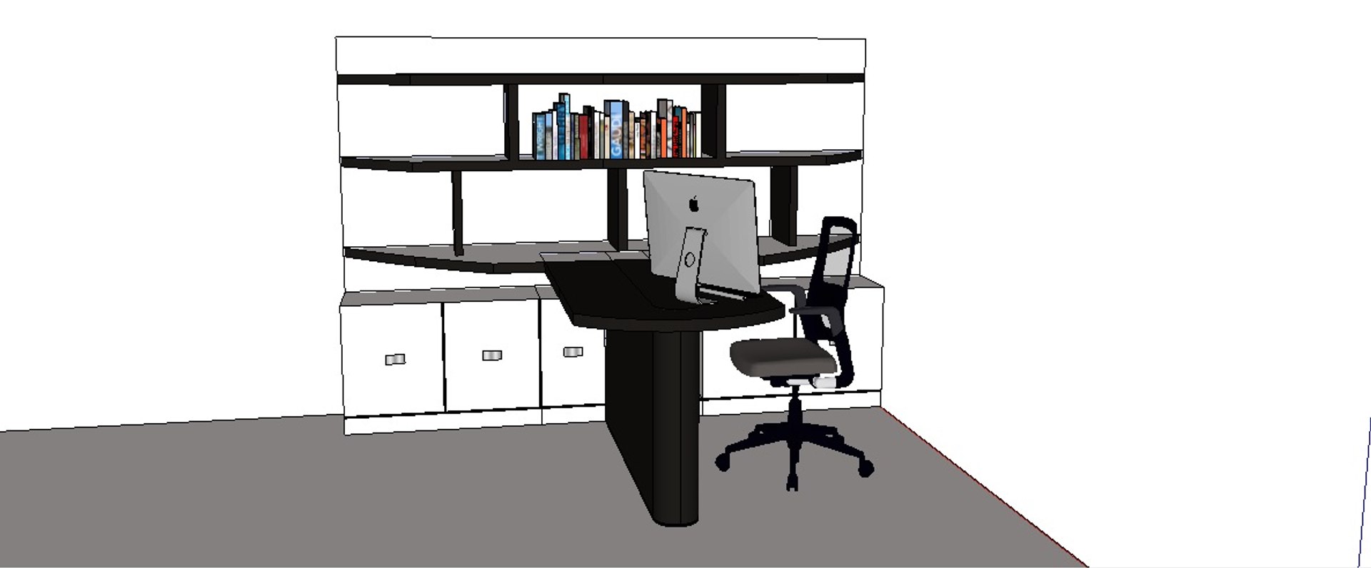 3d Model Desk Design