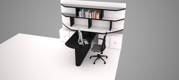 3d model desk design
