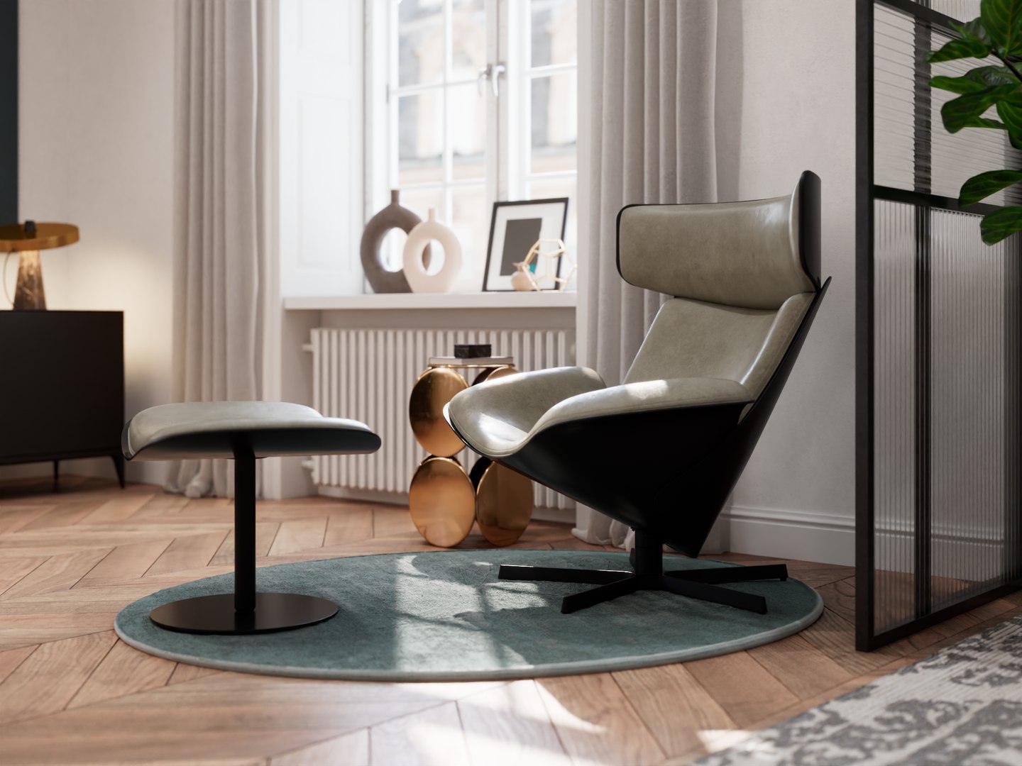 3D Model Modern Classic Interior Scene For Cinema 4D And Vray 6 ACES ...