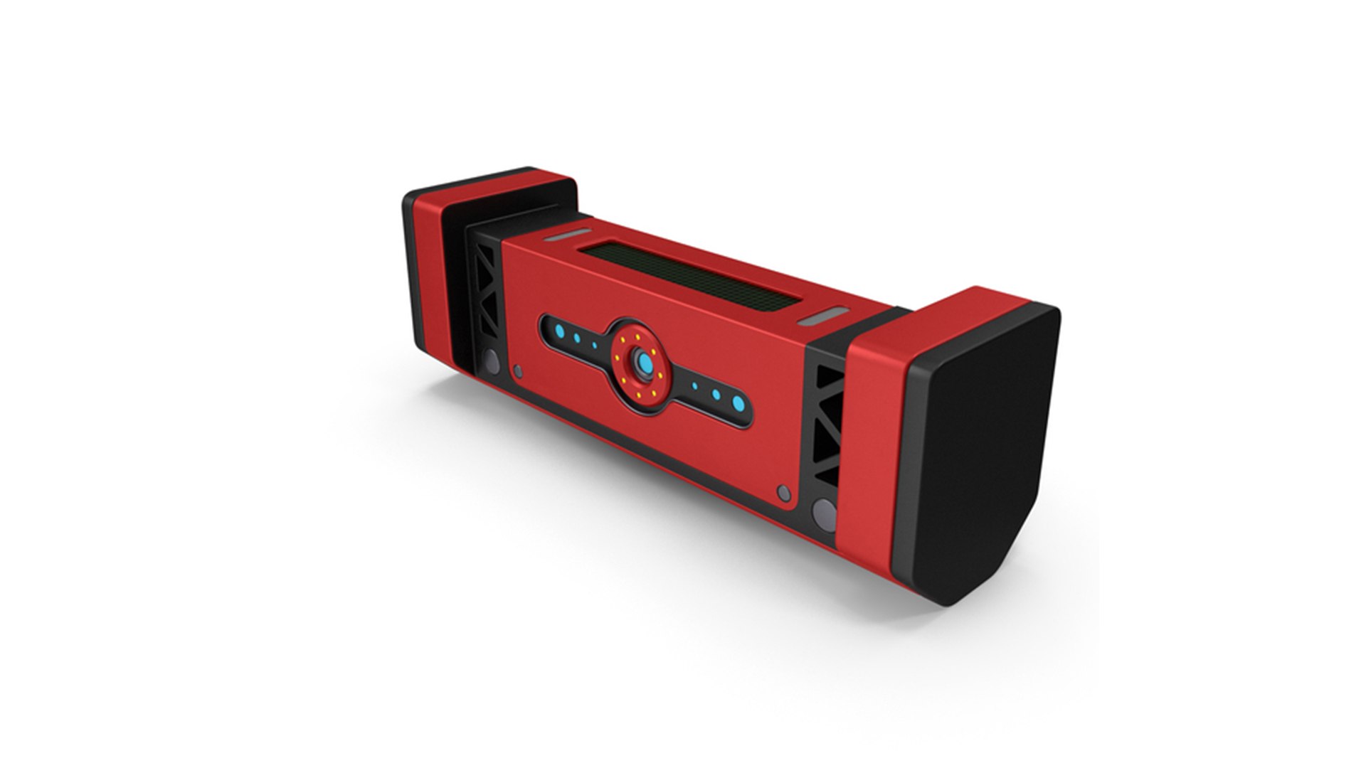 3D Scifi Device Red V4 PBR - TurboSquid 2301715