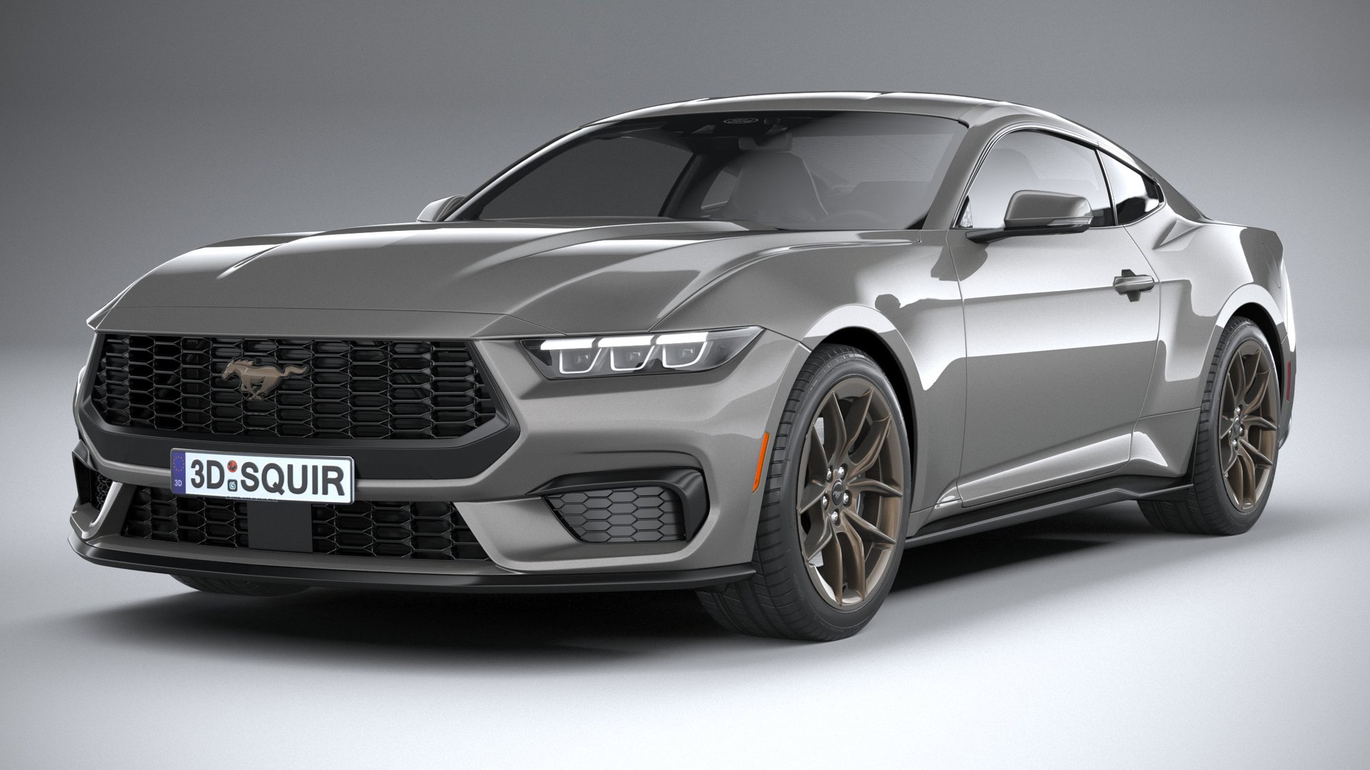 Ford Mustang 2024 Turbosquid Model - TurboSquid 2022731
