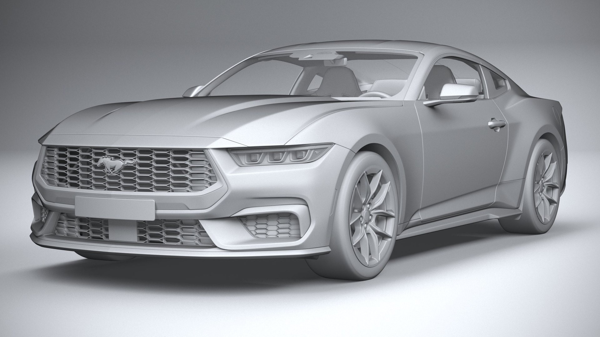 Ford Mustang 2024 Turbosquid Model - TurboSquid 2022731