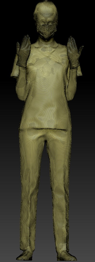 3D Model Human Young Woman Surgical - TurboSquid 1598509