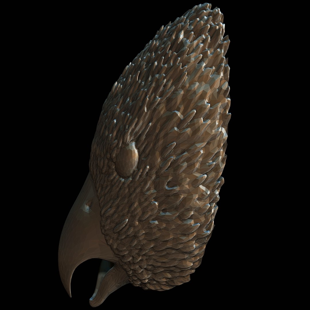 Relief Head Bird 3D Model - TurboSquid 1159768