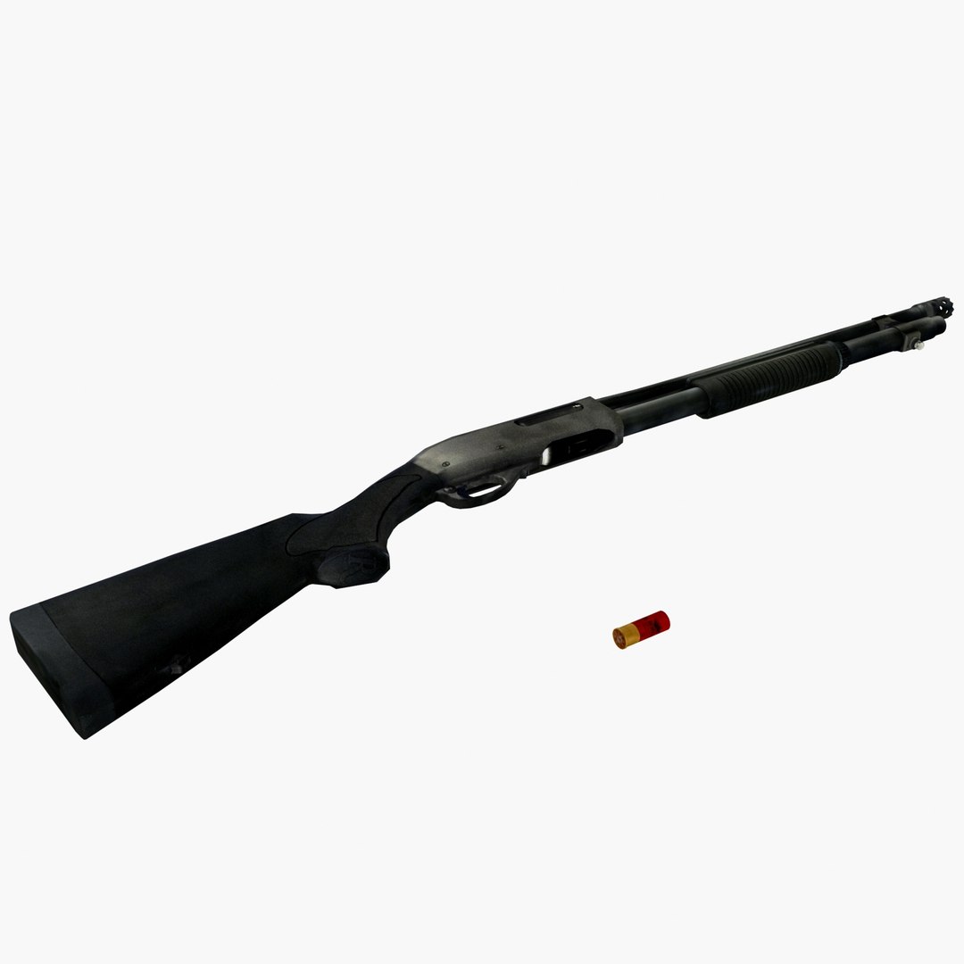 Remington 870 Shotgun Weapons 3d Model