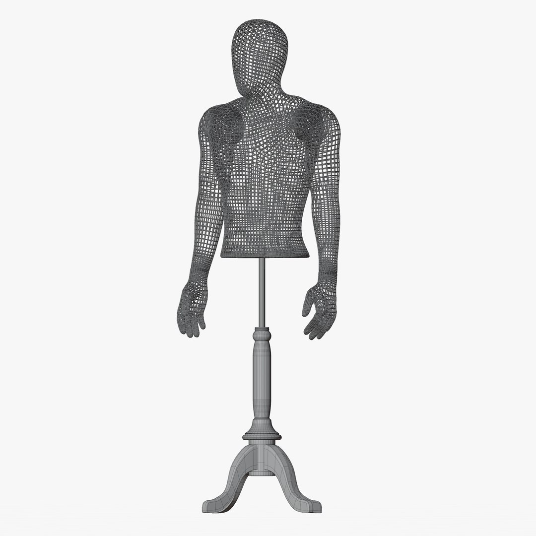 3D Wire Sewing Male Mannequin model - TurboSquid 2066596