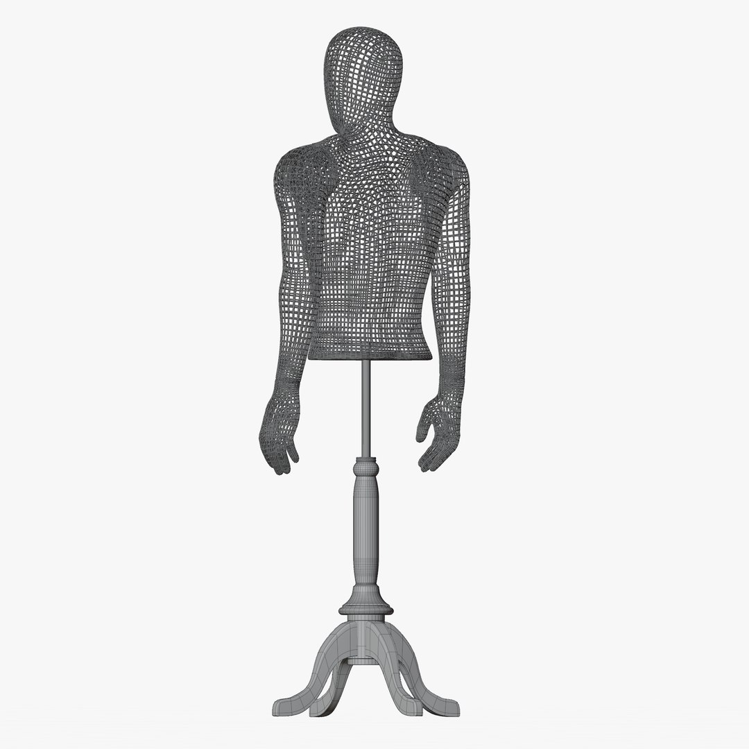 3D Wire Sewing Male Mannequin model - TurboSquid 2066596