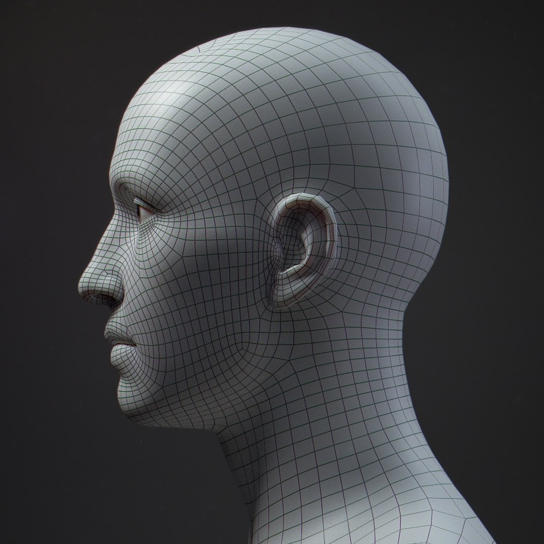 3D Model Human Bust Portrait - TurboSquid 1592531