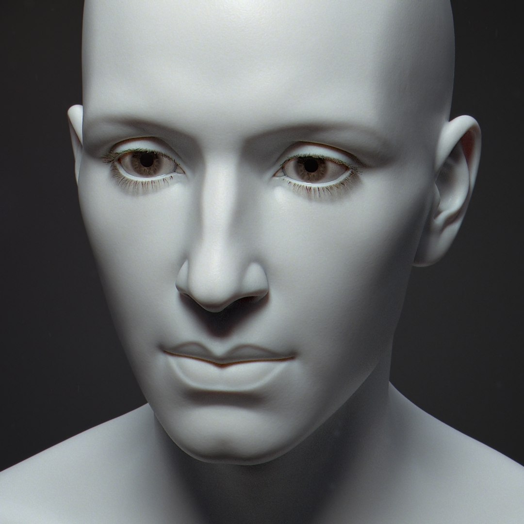3D Model Human Bust Portrait - TurboSquid 1592531