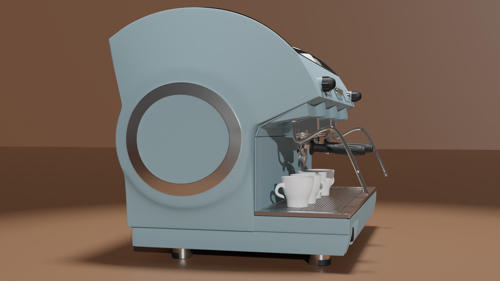 Professional Coffee Machine 3D Model - TurboSquid 1550572