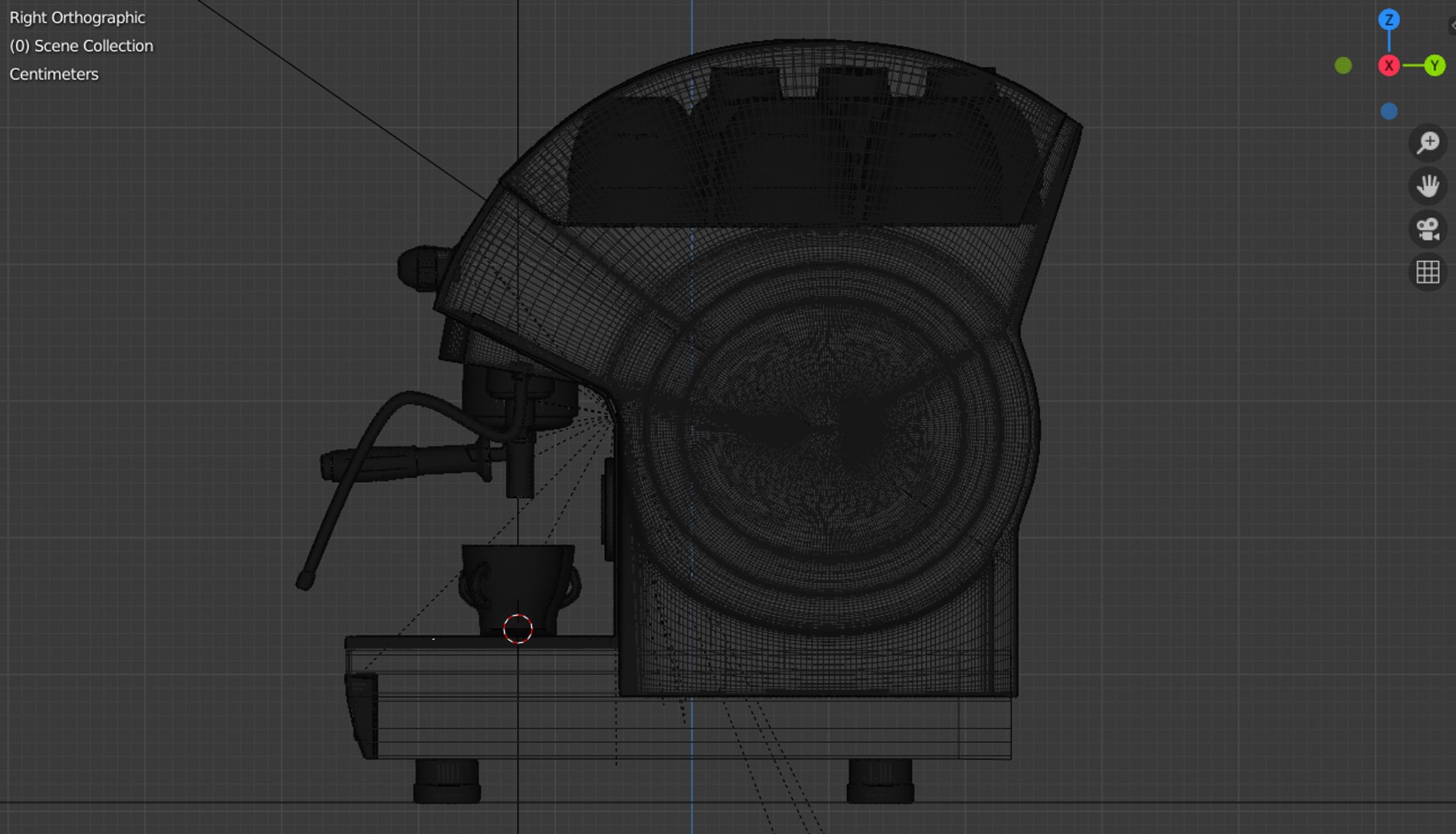 Professional Coffee Machine 3D Model - TurboSquid 1550572