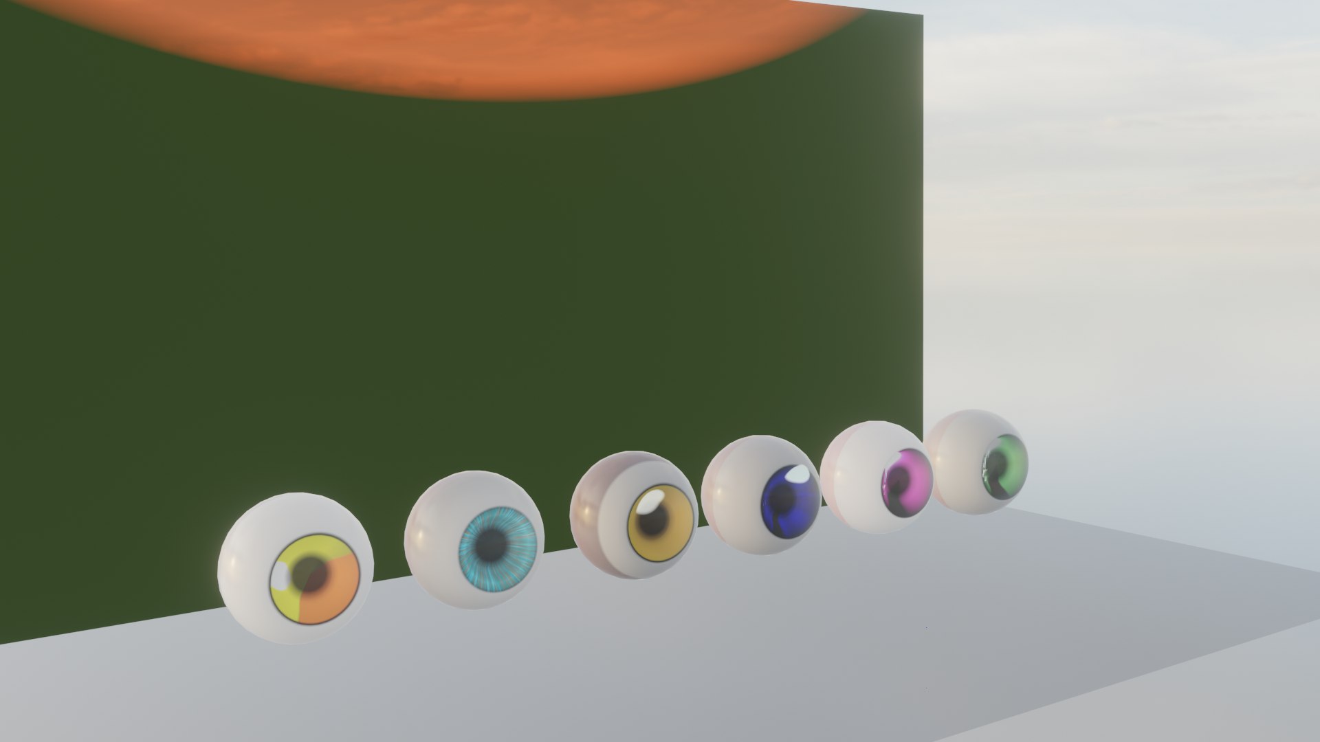 Procedural AnimeCartoon EYES 3D Model - TurboSquid 2259635