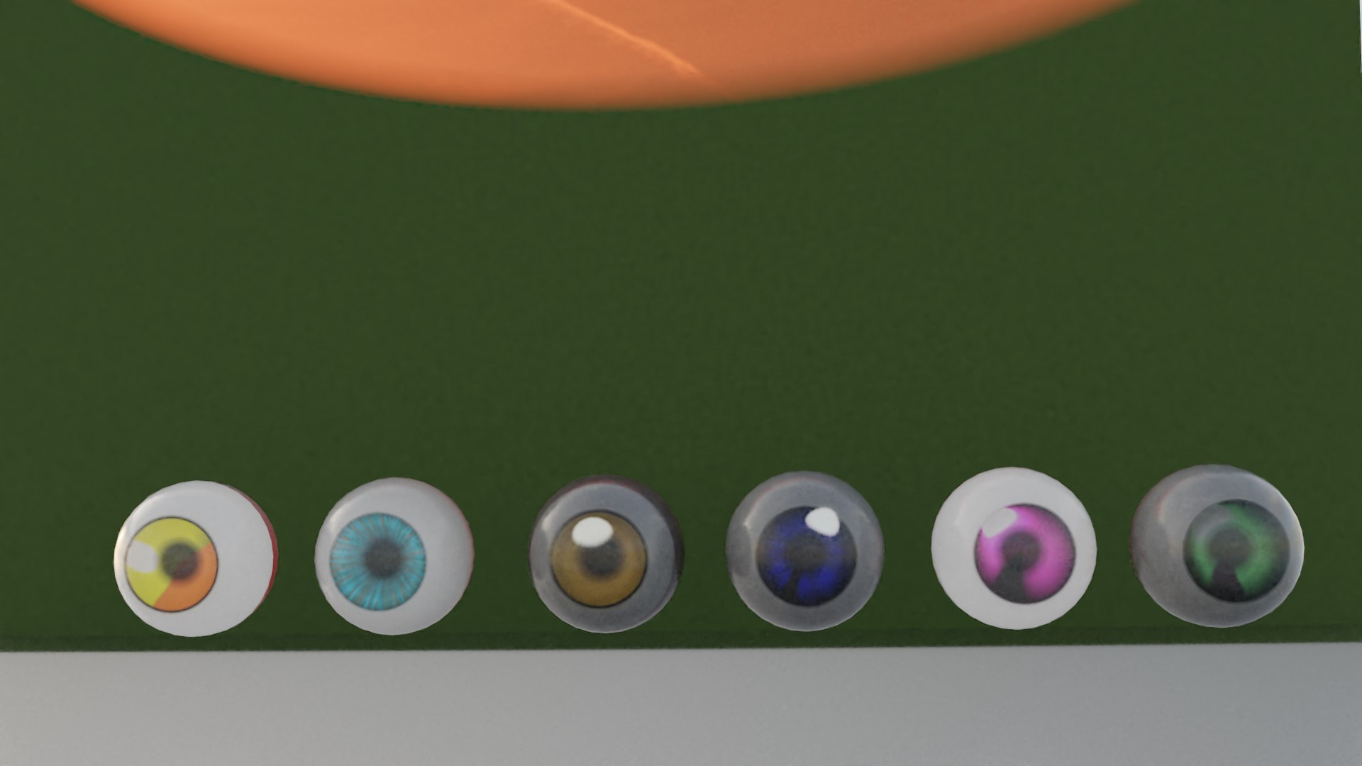 Procedural AnimeCartoon EYES 3D Model - TurboSquid 2259635
