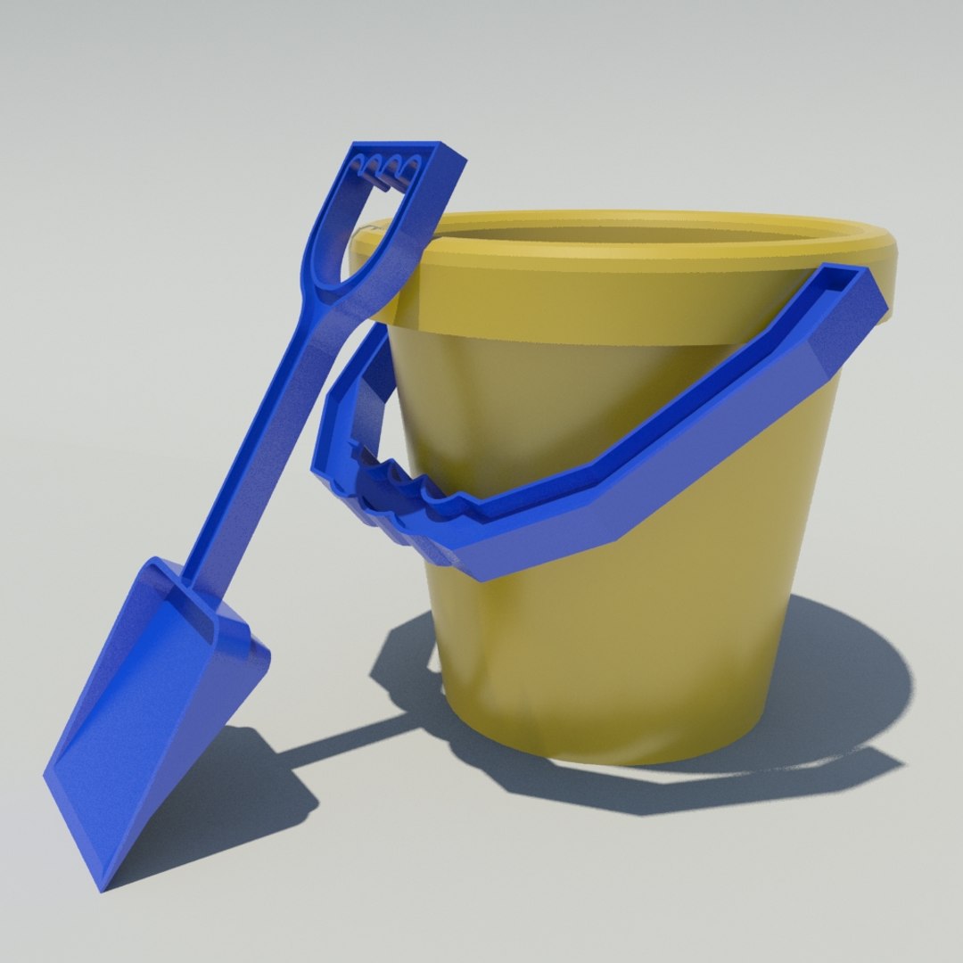 Bucket Spade 3d Model