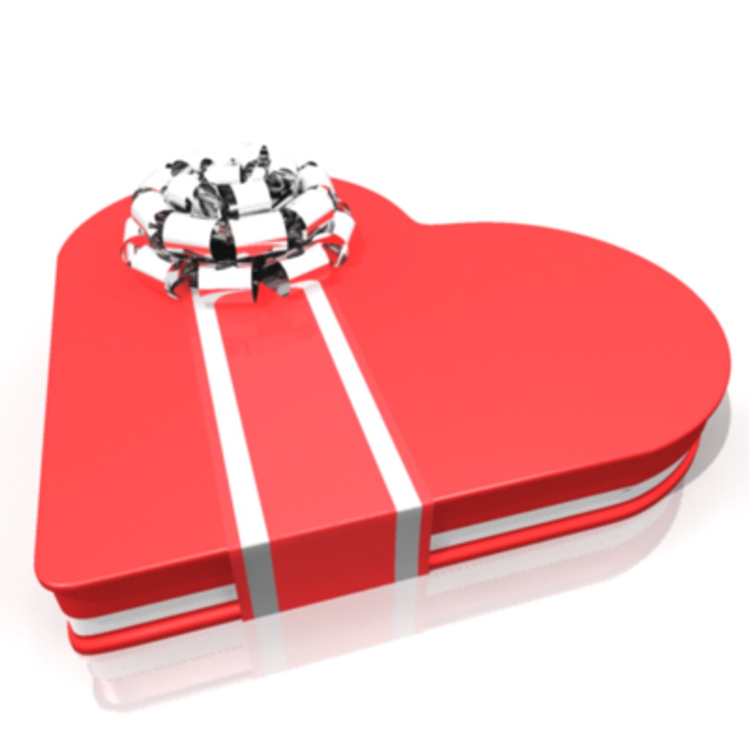 3d Heart Candy Box