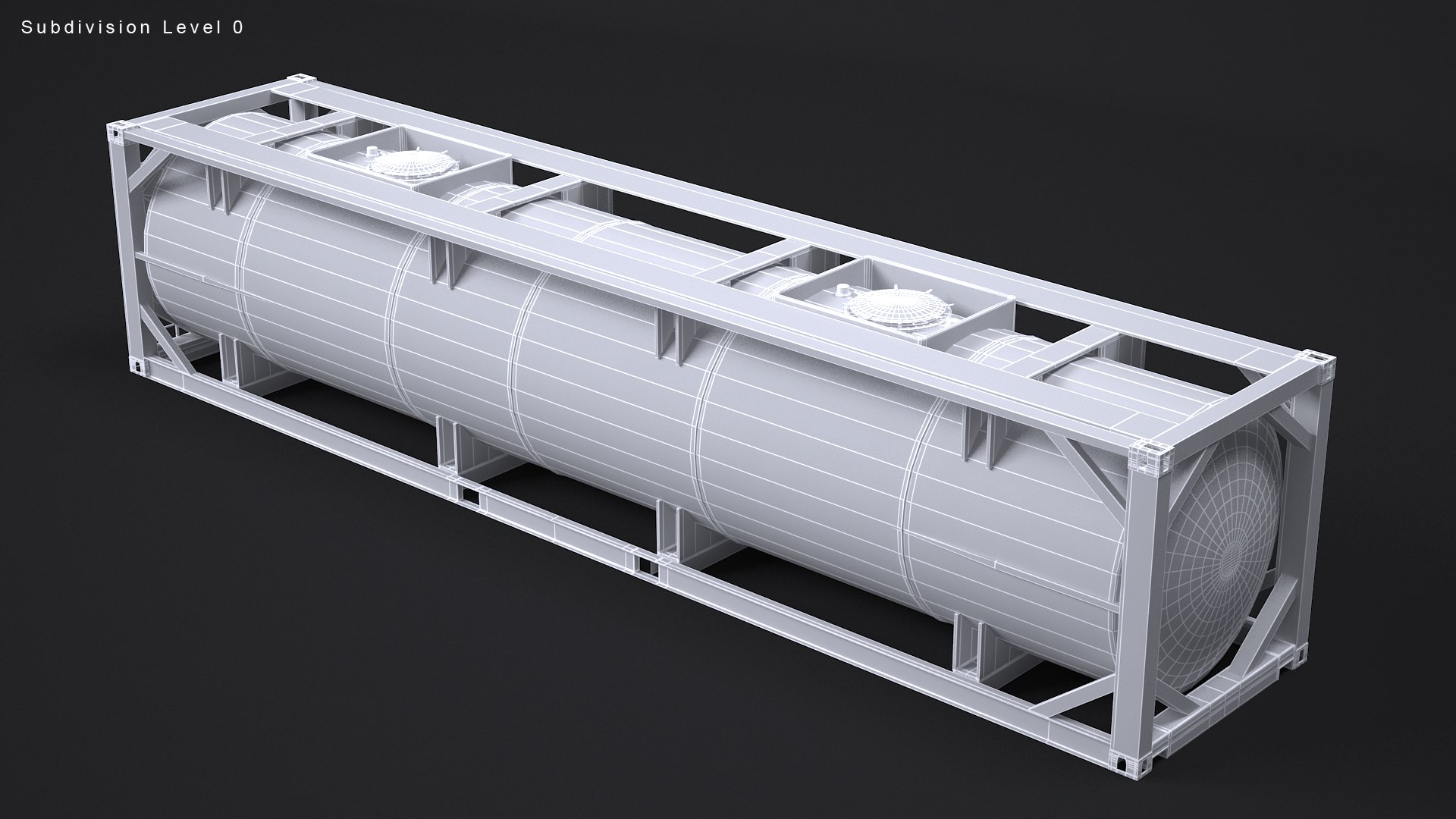 3D iso tank container model - TurboSquid 1552237
