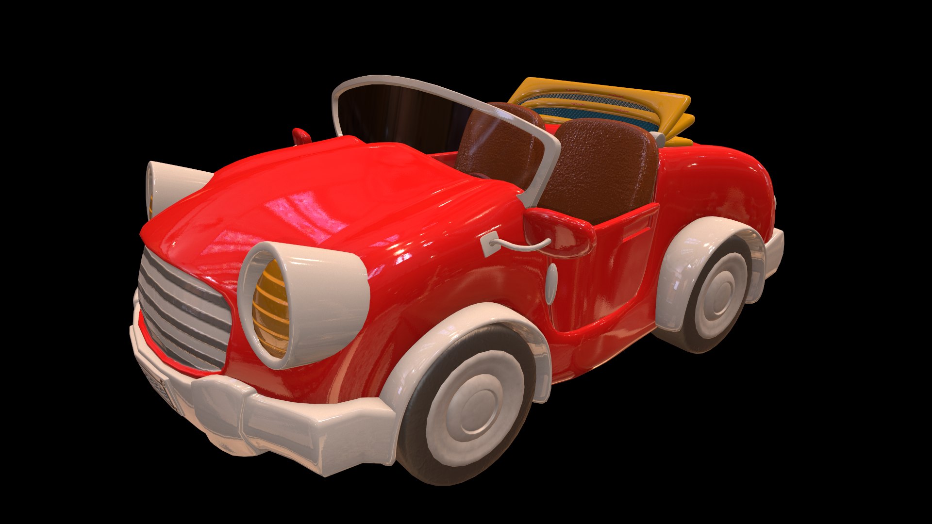 3D Model Car 01 Cartoons - TurboSquid 1385852