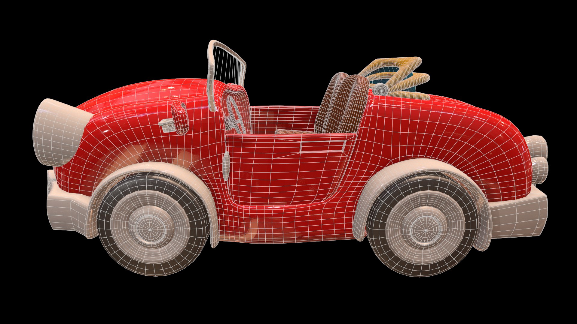 3D Model Car 01 Cartoons - TurboSquid 1385852