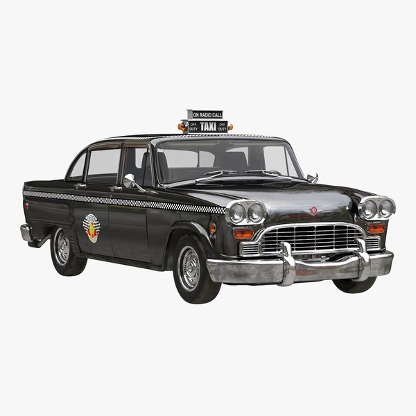 Checker Taxi 3D Models for Download | TurboSquid