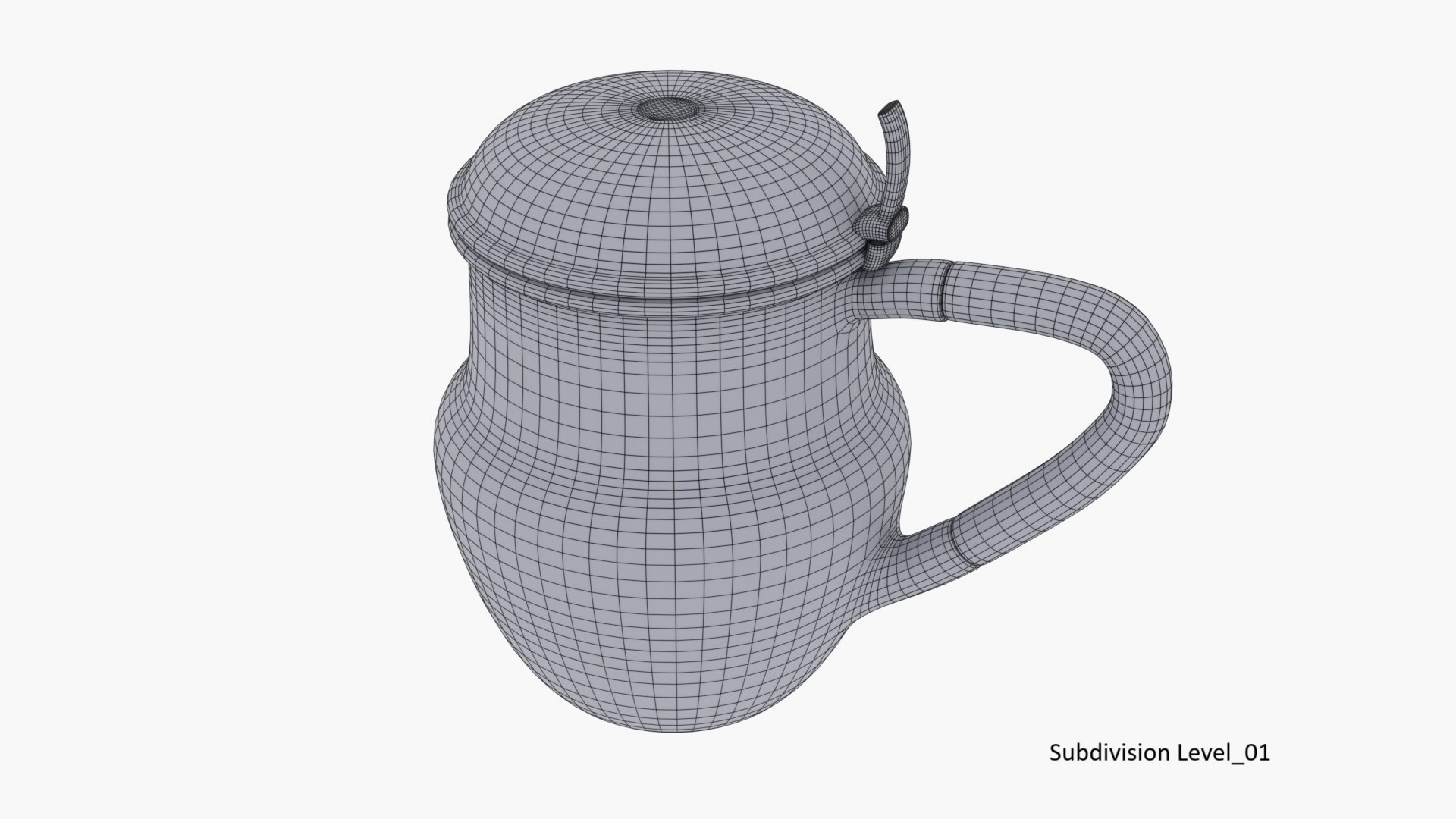 Pewter Pot 3D Model - TurboSquid 2191557