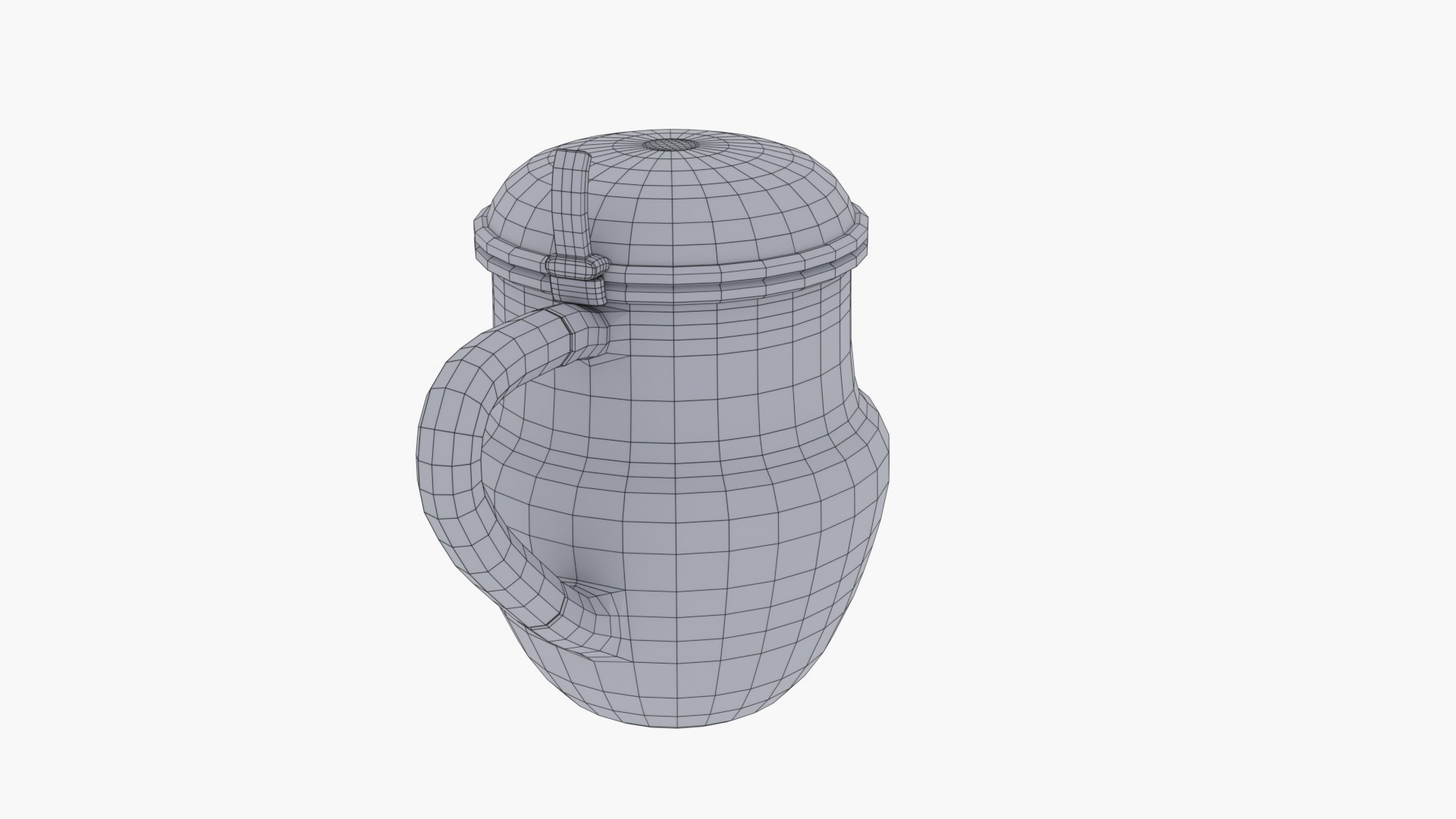 Pewter Pot 3D Model - TurboSquid 2191557