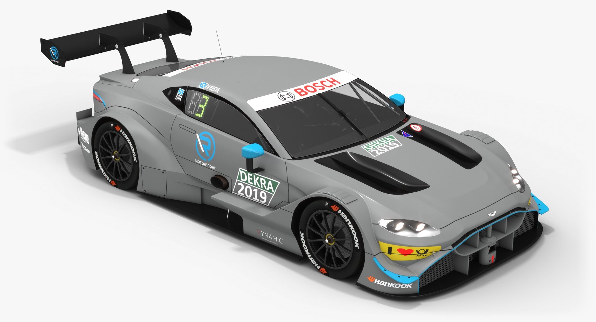 Aston Martin Vantage Dtm 3D Model - TurboSquid 1410583