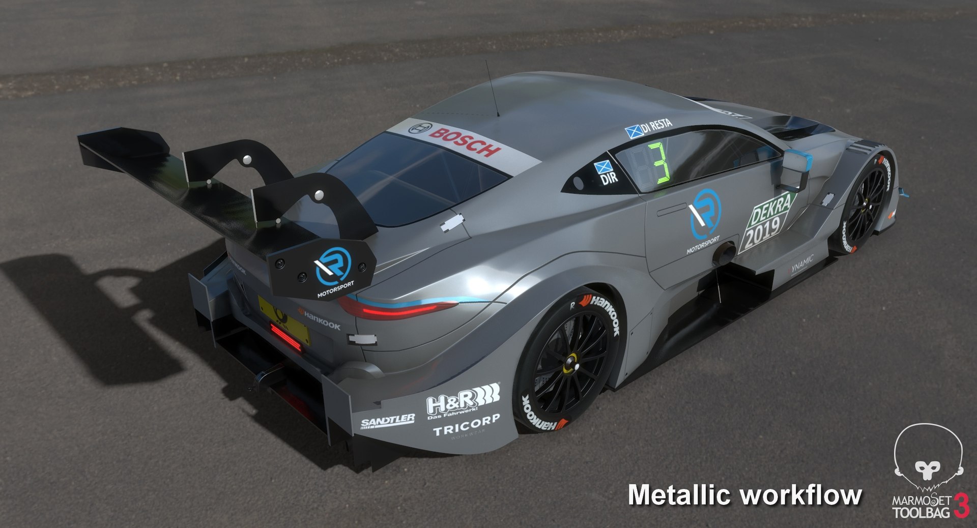 Aston martin vantage dtm 3D model - TurboSquid 1410583