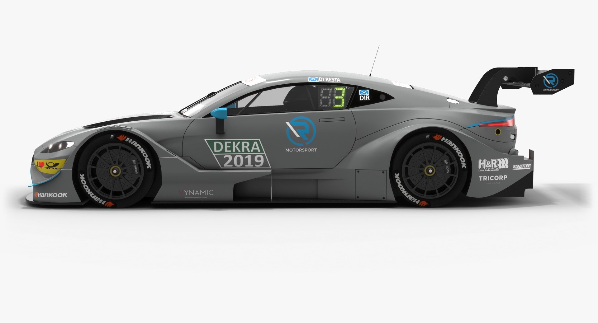 Aston Martin Vantage Dtm 3D Model - TurboSquid 1410583