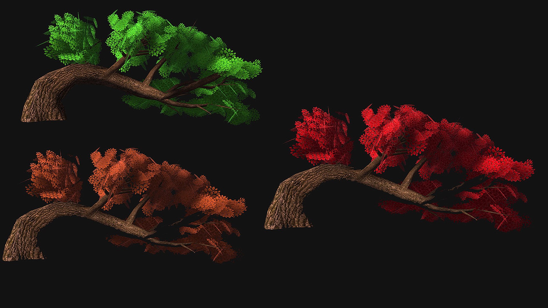 Low Poly Stylized Tree Pack 3D - TurboSquid 2280875