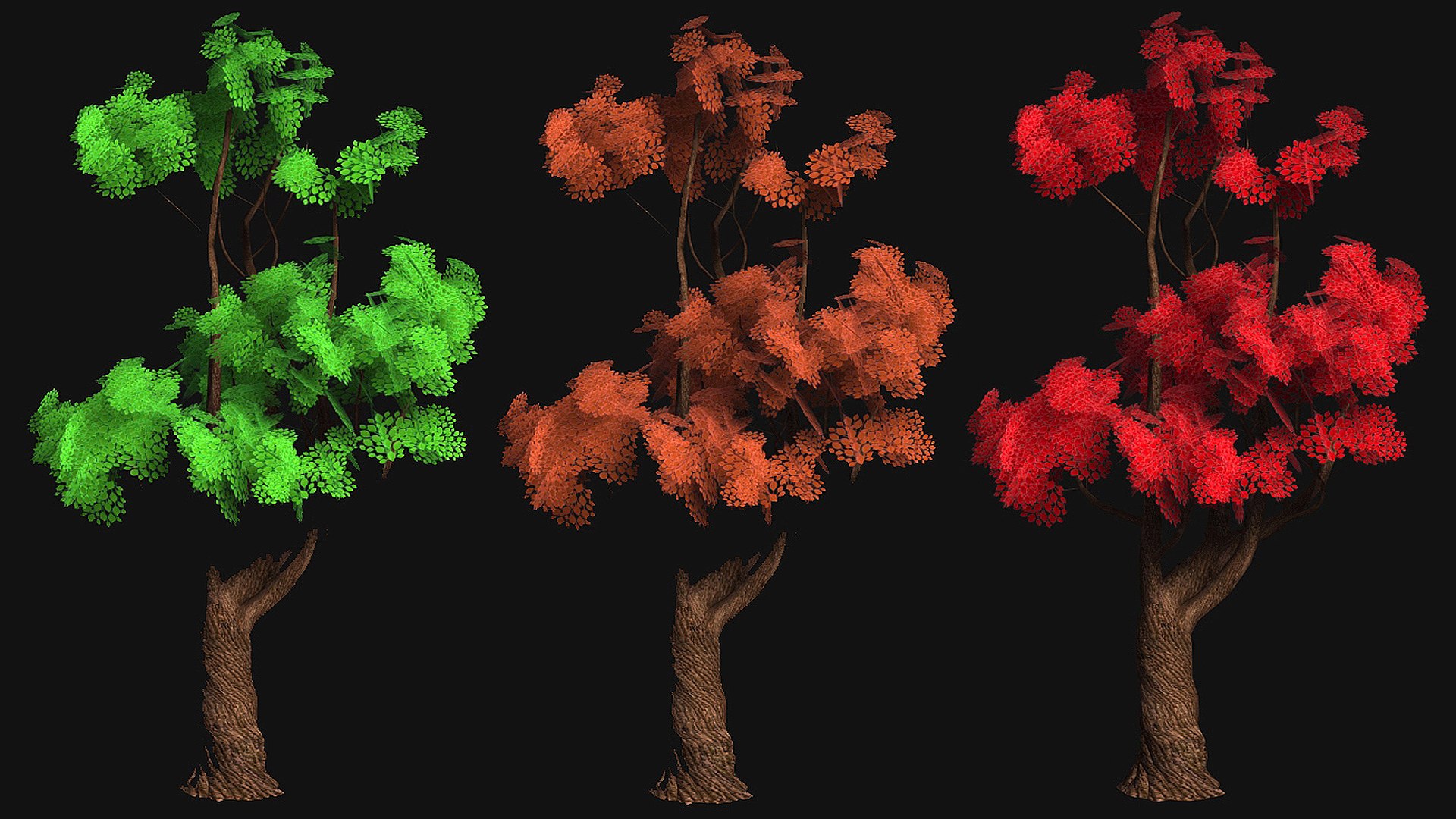 Low Poly Stylized Tree Pack 3D - TurboSquid 2280875