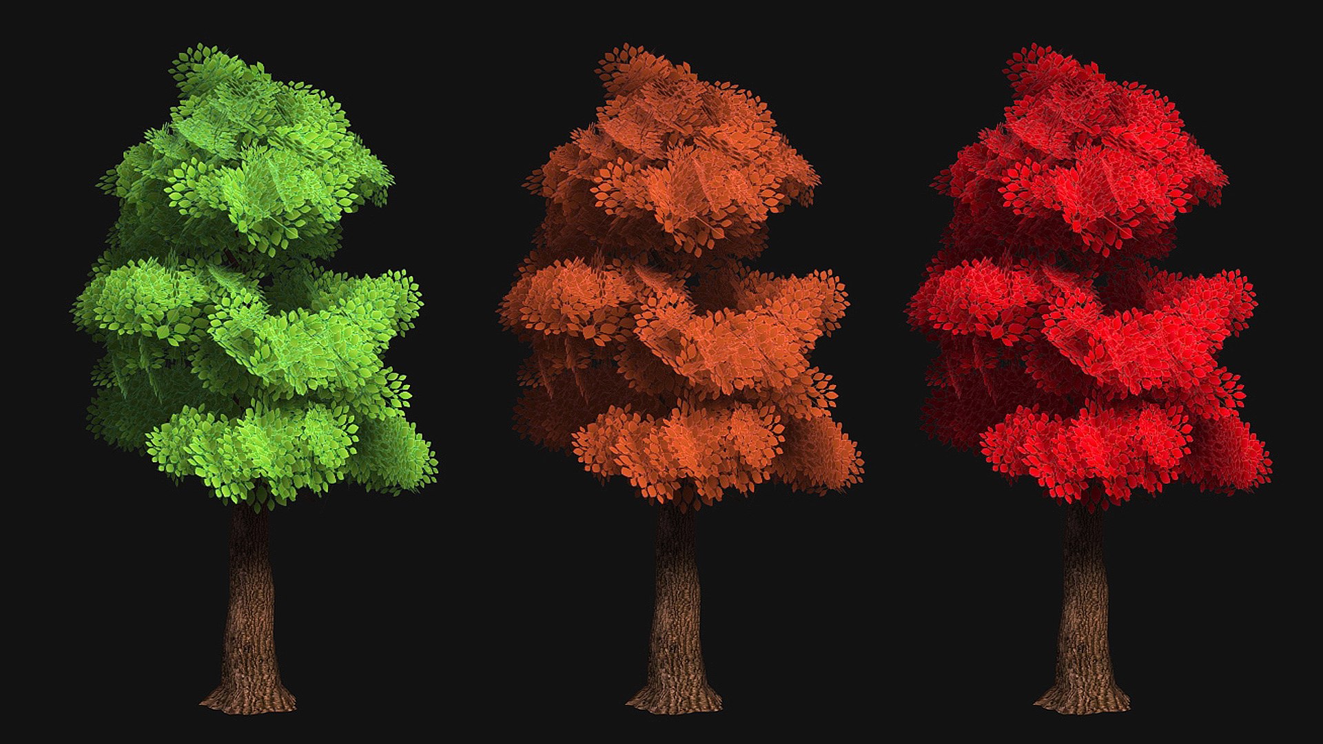 Low Poly Stylized Tree Pack 3D - TurboSquid 2280875