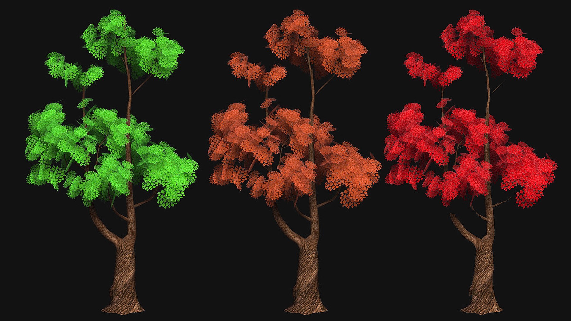 Low Poly Stylized Tree Pack 3D - TurboSquid 2280875